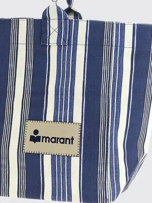 Isabel Marant Étoile Yenky Striped Cotton Bag - Blue