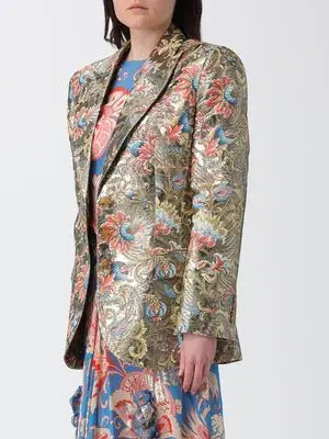 Etro Floral Single-breasted Blazer