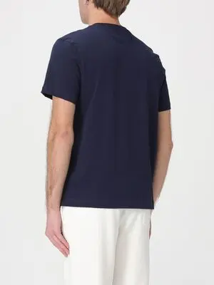 LA MARTINA Cotton T-shirt With Logo - Blue