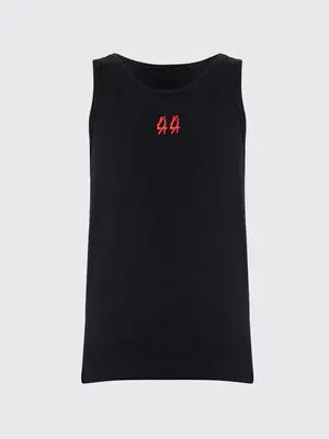 44 LABEL GROUP Stretch Cotton Tank Top - Black