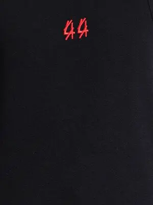 44 LABEL GROUP Stretch Cotton Tank Top - Black