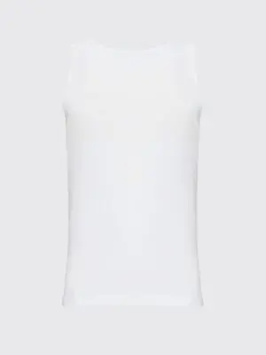 44 LABEL GROUP Stretch Cotton Tank Top With Embroidered Logo