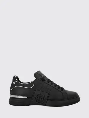 Philipp Plein Leather Sneakers - Black 1