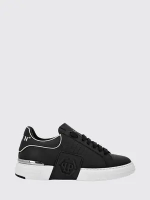 Philipp Plein Leather Sneakers Black