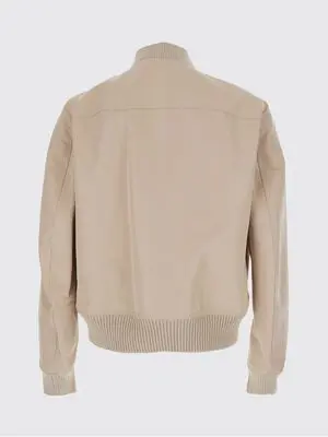 Rick Owens Cotton Bomber Jacket - Beige