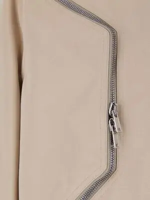 Rick Owens Cotton Bomber Jacket - Beige