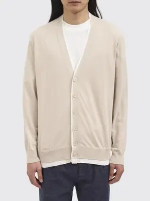 PAOLO PECORA Cotton Cardigan - Beige