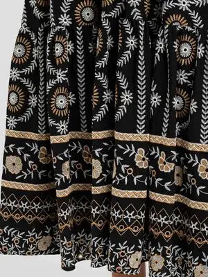 TWINSET Printed Muslin Midi Dress