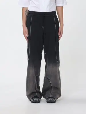 Off-White Stretch Technical Fabric Jogging Pants Palm Angels - Black