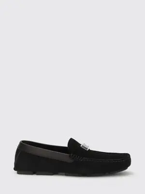 Dolce & Gabbana Driver Suede Loafers - Black