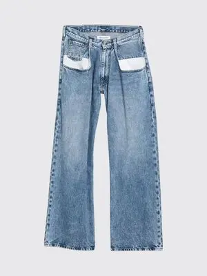 MAISON MARGIELA High-waisted Wide-leg Jeans - Denim