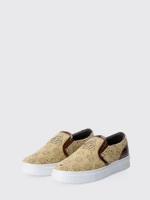Philipp Plein Canvas Sneakers With Hexagon Jacquard