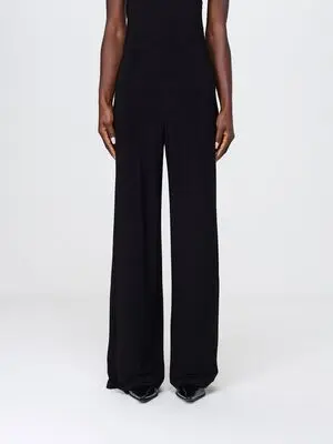 Norma Kamali Jersey Straight Trousers - Black