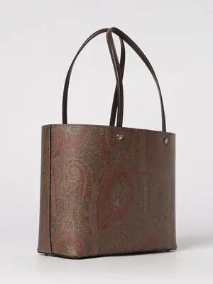 Etro Essential Paisley Print Coated Cotton Bag