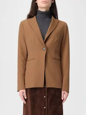 Pinko Tailored Blazer With Notch Lapel - Brown