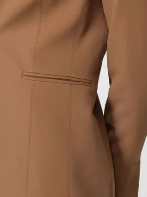 Pinko Tailored Blazer With Notch Lapel - Brown