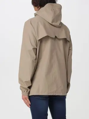 Rains Storm Breaker Raincoat In Technical Fabric - Beige