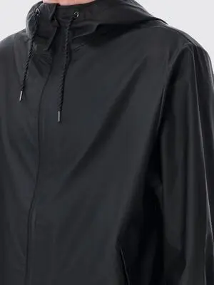 Rains Storm Breaker Raincoat In Technical Fabric - Black