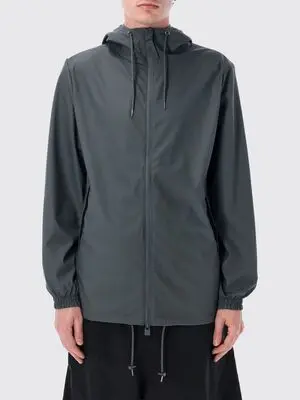 Rains Storm Breaker Raincoat In Technical Fabric - Grey