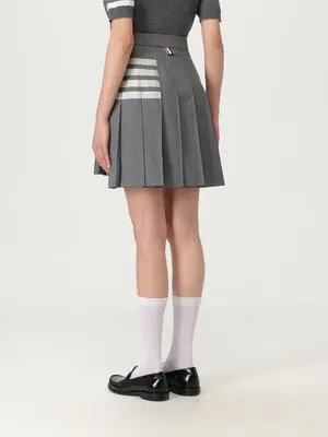 Thom Browne Pleated Skirt With Signature Stripes