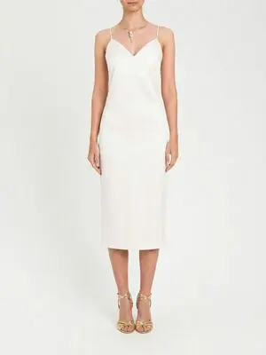 TWINSET Duchesse Midi Dress - Pink