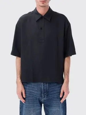 Studio Nicholson Linen Blend Polo Shirt