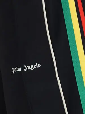 Palm Angels Stretch Technical Fabric Jogging Shorts