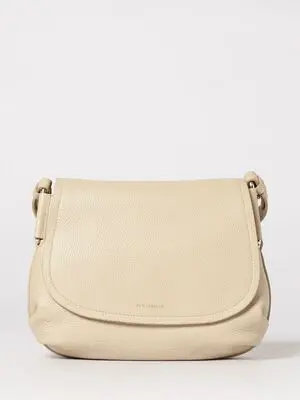 COCCINELLE Rebekka Hammered Leather Bag - Sand