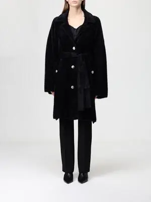 Pinko Fur Coat - Black