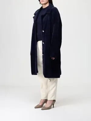 Pinko Fur Coat - Blue