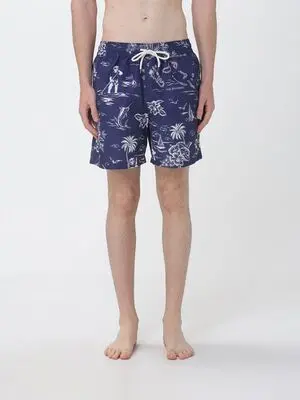 Polo Ralph Lauren Recycled Fabric Swim Shorts - Gnawed Blue 1