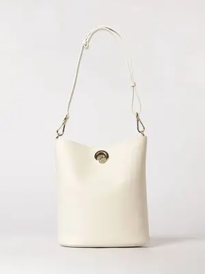 COCCINELLE Nikla Grained Leather Bucket Bag - Milk