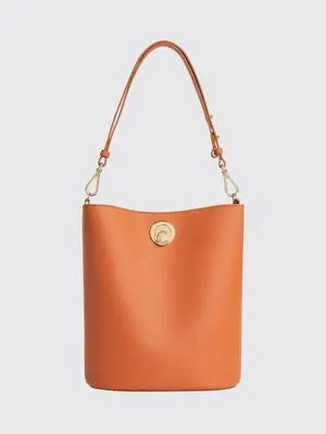 COCCINELLE Nikla Grained Leather Bucket Bag - Red