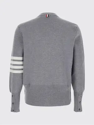 Thom Browne Wool V-neck Cardigan With 4-bar Detail