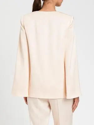 TWINSET Satin Cape Blazer