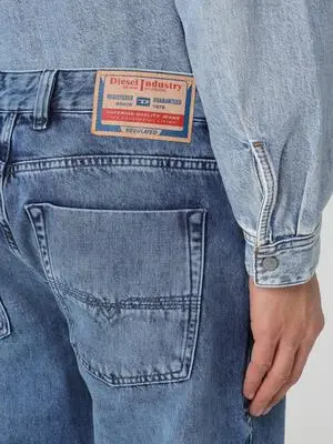 DIESEL® Straight Jeans In Cotton Denim