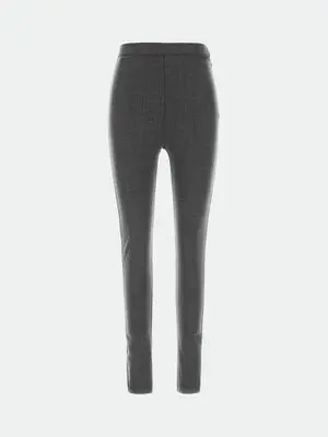 JIL SANDER Stretch Virgin Wool Leggings - Black