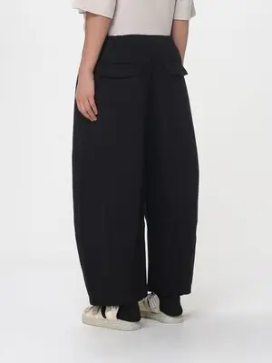 ENTIRE STUDIOS Cotton Wide Leg Trousers - Black