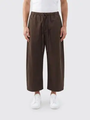 ENTIRE STUDIOS Cotton Wide Leg Trousers Brown
