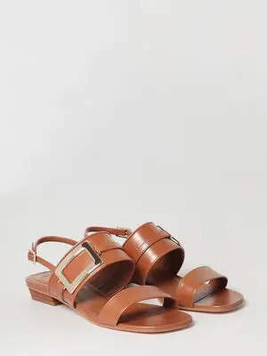 ROGER VIVIER Belle Vivier Slingback Sandals - Leather