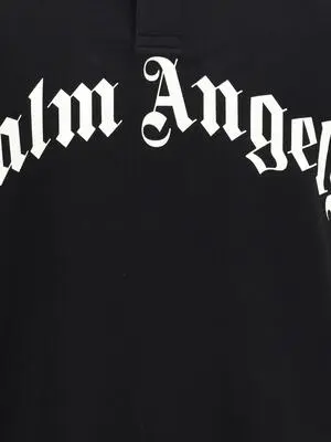 Palm Angels Classic Cotton Polo Shirt With Logo