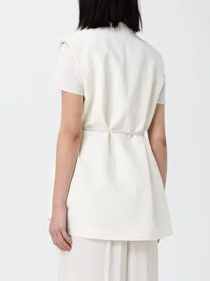 Fabiana Filippi Tailored Vest In Linen Blend