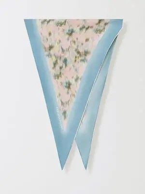 Fabiana Filippi Silk Foulard With Floral Print - Fa02