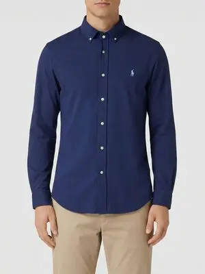 Polo Ralph Lauren Stretch Cotton Casual Shirt Blue