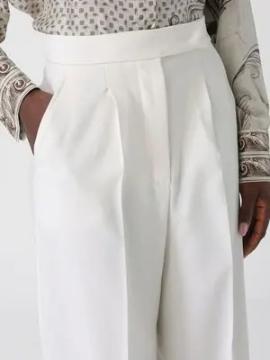 Max Mara Trousers Colour - White