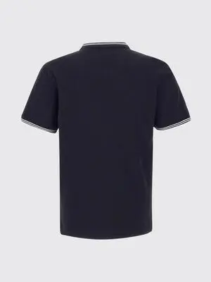 BOSS Cotton T-shirt With Logo - Blue