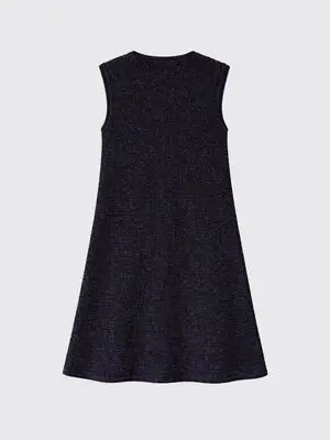 Fabiana Filippi Sleeveless A-line Cotton Blend Mini Dress - Blue