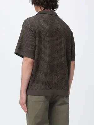 Obey Cotton Knit Polo Shirt - Brown