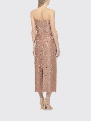 Costarellos Macramé Midi Dress