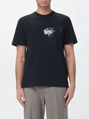 MAISON MARGIELA Printed Cotton T-shirt - Black